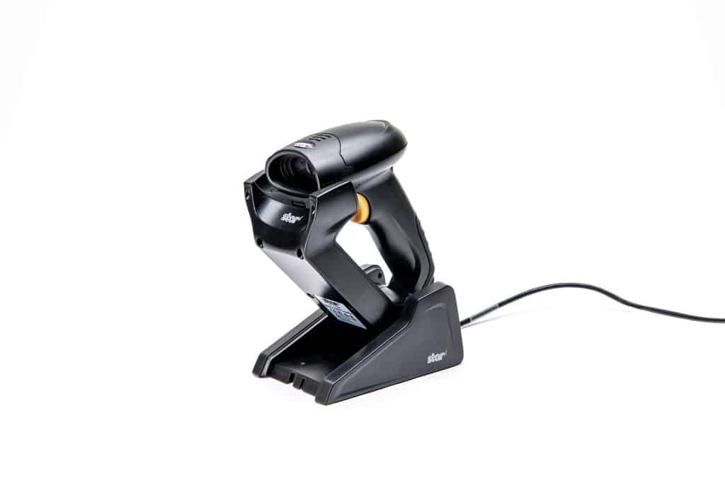 STAR BSH-32B wireless, 1D/2D, Bluetooth barcode scanner with stand ...